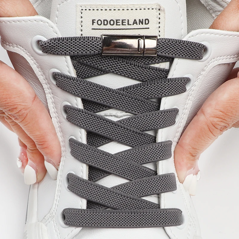 Elastic-Laces-Sneakers-Tennis-Magnetic-Lock-Shoelace-Without-ties-8mm ...