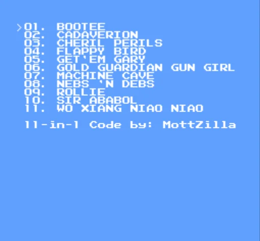 Personal Customized Game Card 11in1 Nes/FC Card For 60 Pin 8 Bit Game ...