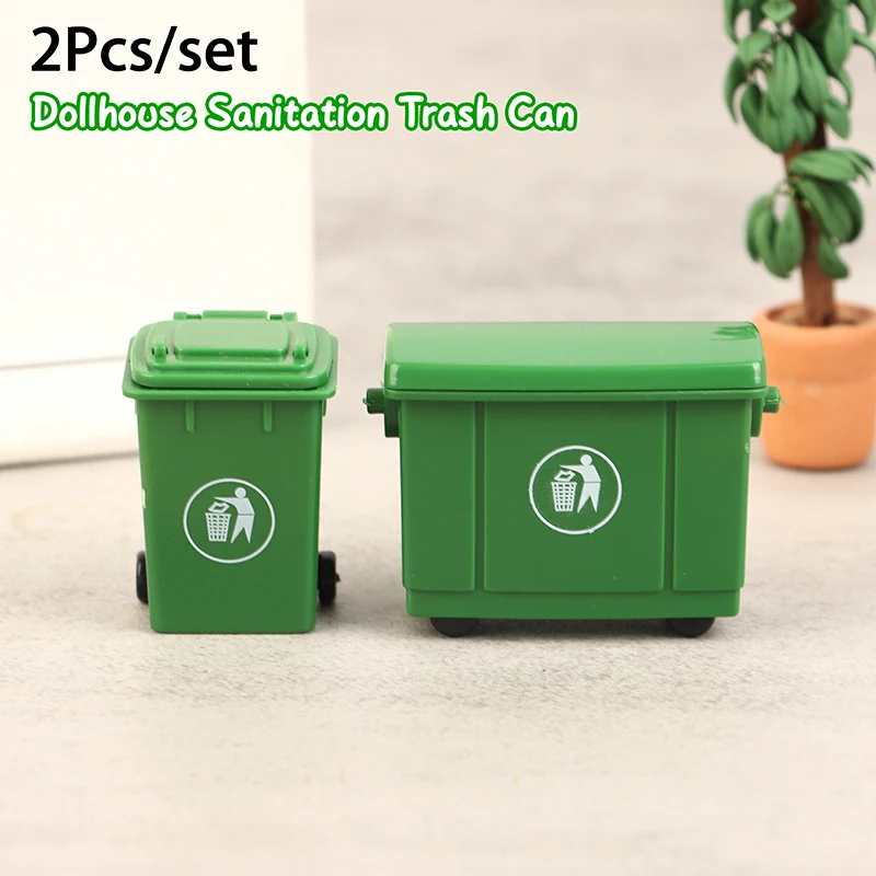 1Set-1-12-Dollhouse-Miniature-Trash-Can-Toy-Mini-Sanitation-Trash-Cans ...