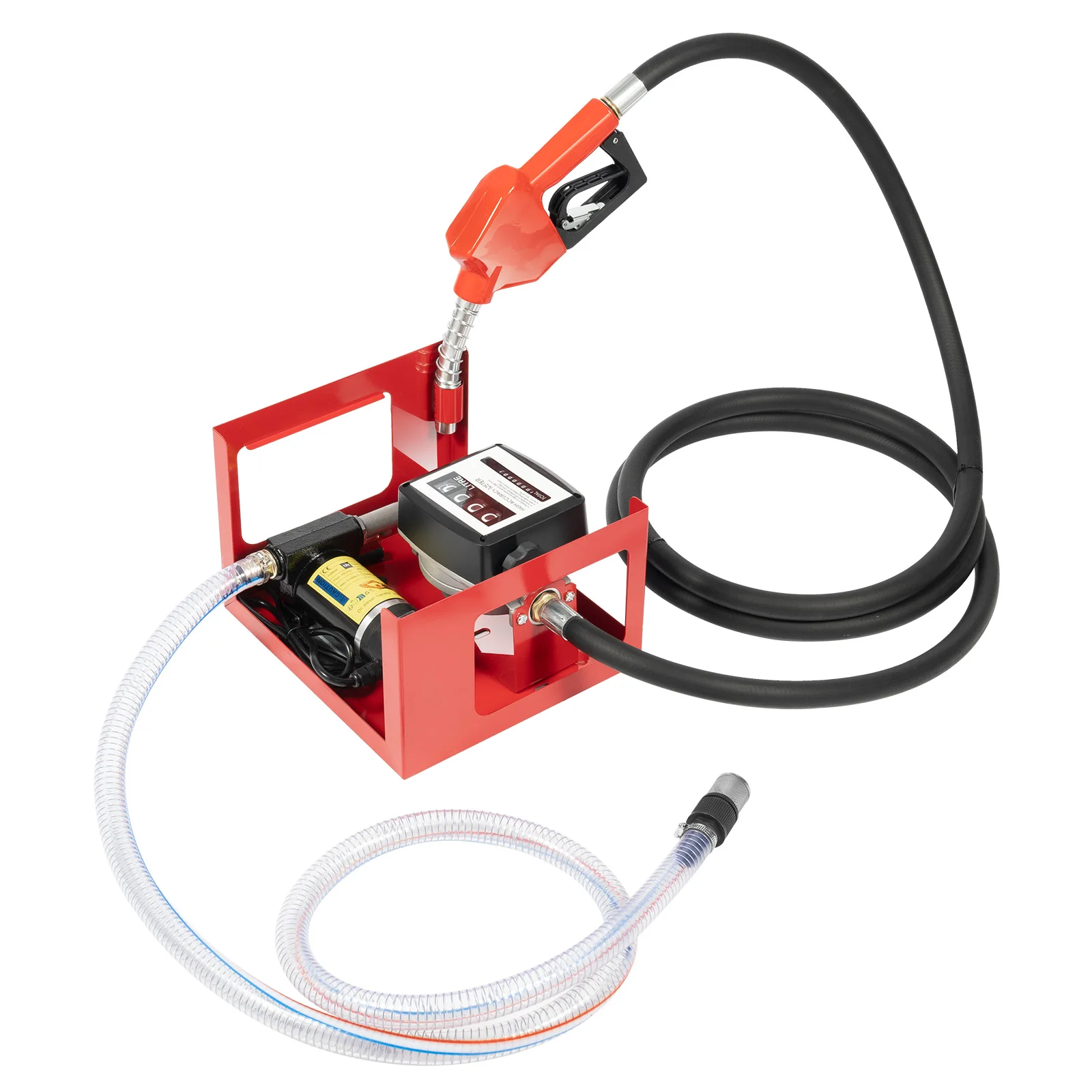 45L/Min Diesel Transfer Pump 12V 200W Electric Self-priming Fuel Oil ...