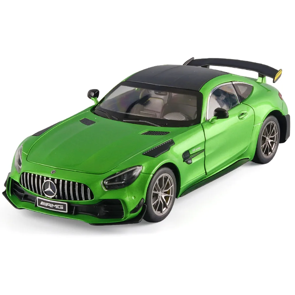 1:18 Diecasts & Toy Vehicles Alloy Car Model Simulation AMG GTR Racing ...