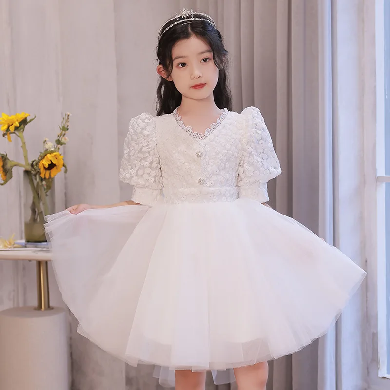 White Dress For Graduation For Kids