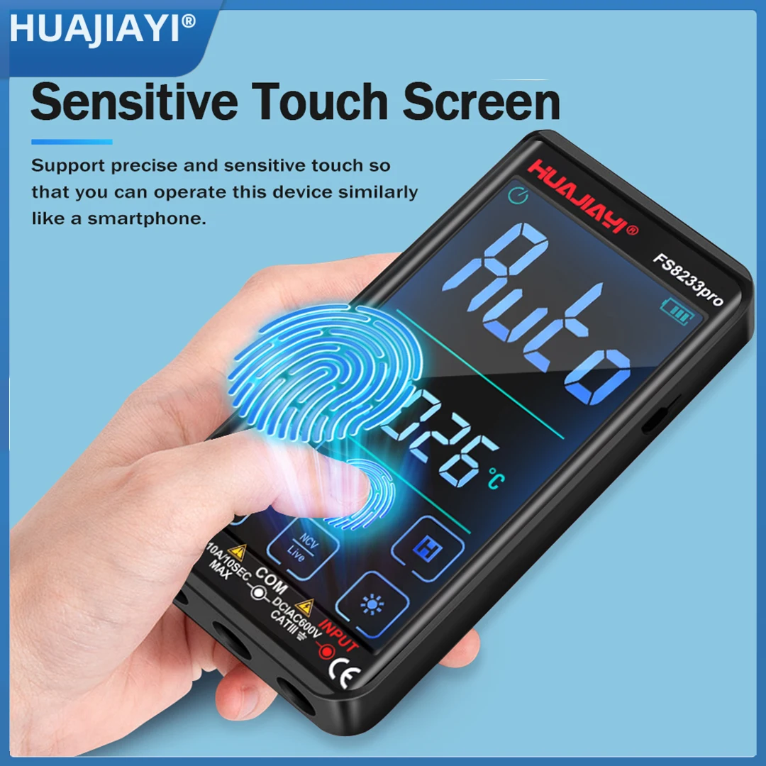 HUAJIAYI-Rechargeable-Digital-Multimeter-Touchscreen-Automatic-Smart ...
