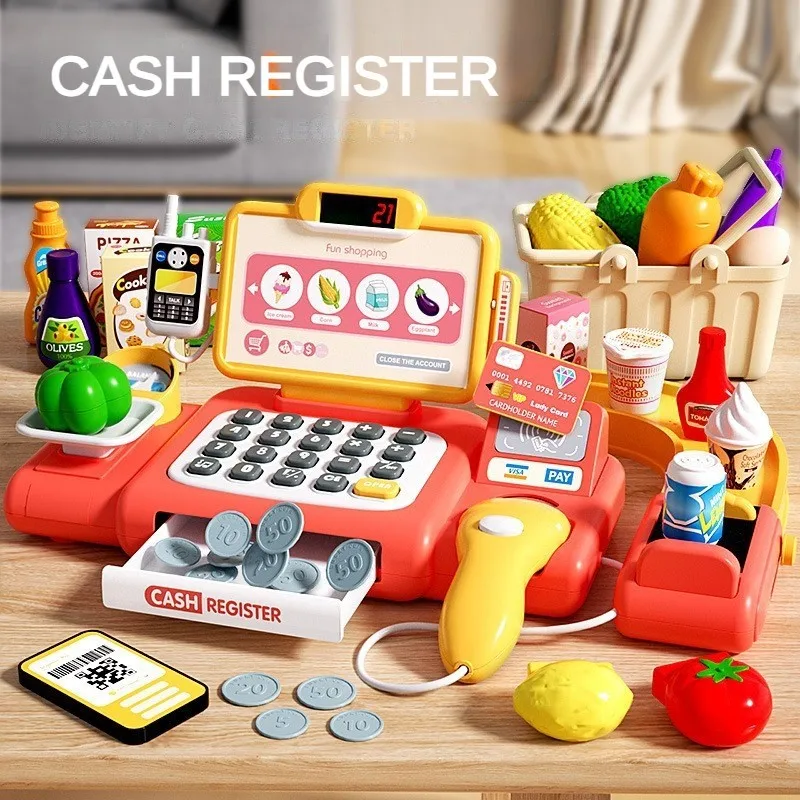 Supermarket-Cash-Register-Toys-Shopping-Intelligent-Recognition-Pretend ...