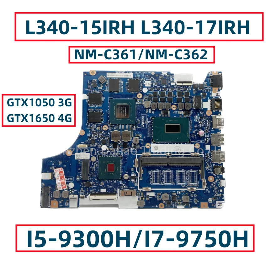 NM-C361/NM-C362 For Lenovo Ideapad L340-15IRH L340-17IRH Laptop ...