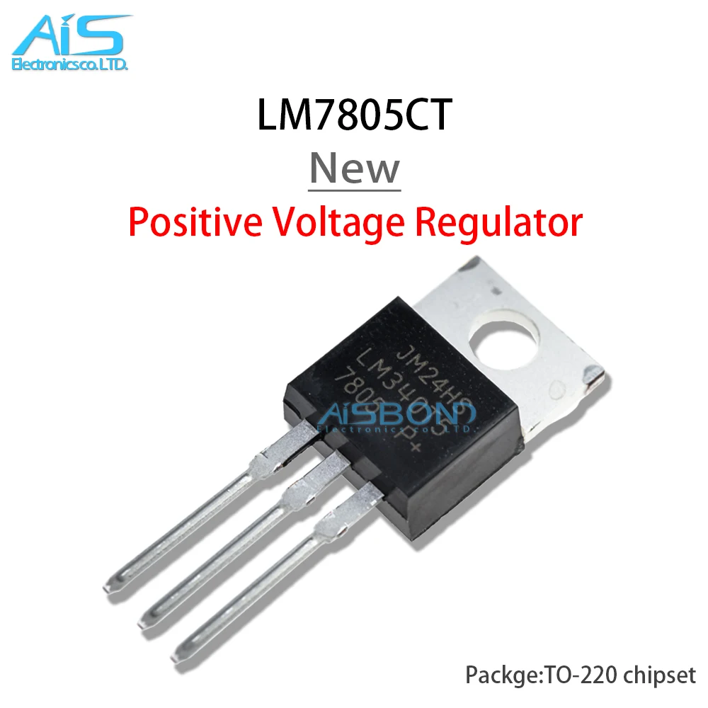 10Pcs-Lot-New-LM7805CT-7805-LM340T5-3-Terminal-1A-Positive-Voltage ...
