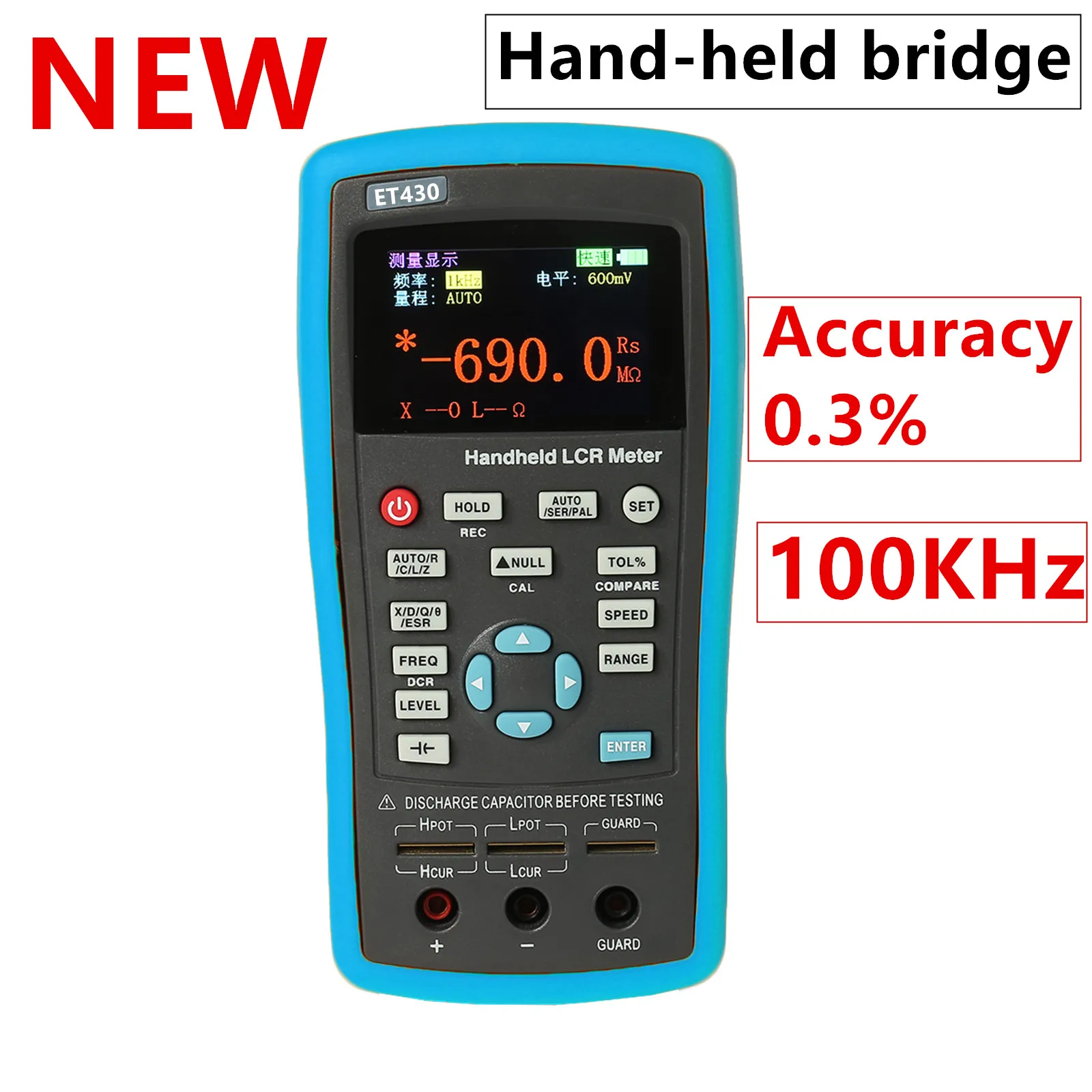 Multifun-es-LCR-Handheld-Digital-Bridge-Meter-capacit-ncia-de-alta ...