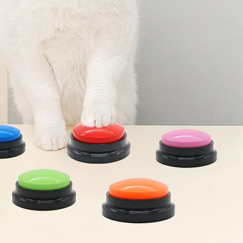 Recordable Dog Communication Buttons Voice Recording Portable Pet ...