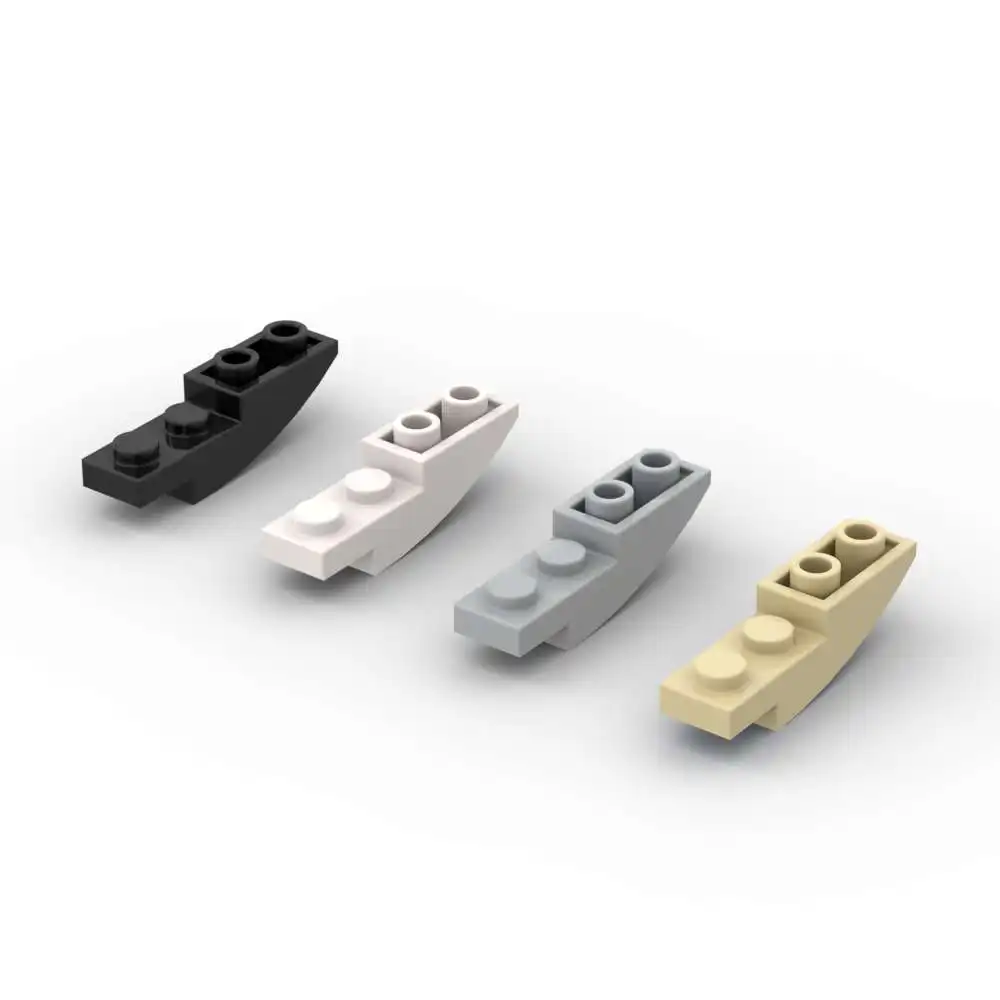 MOC-10PCS-Puzzle-Particle-13547-Curved-4x1-Inverted-Building-Blocks-Kit ...