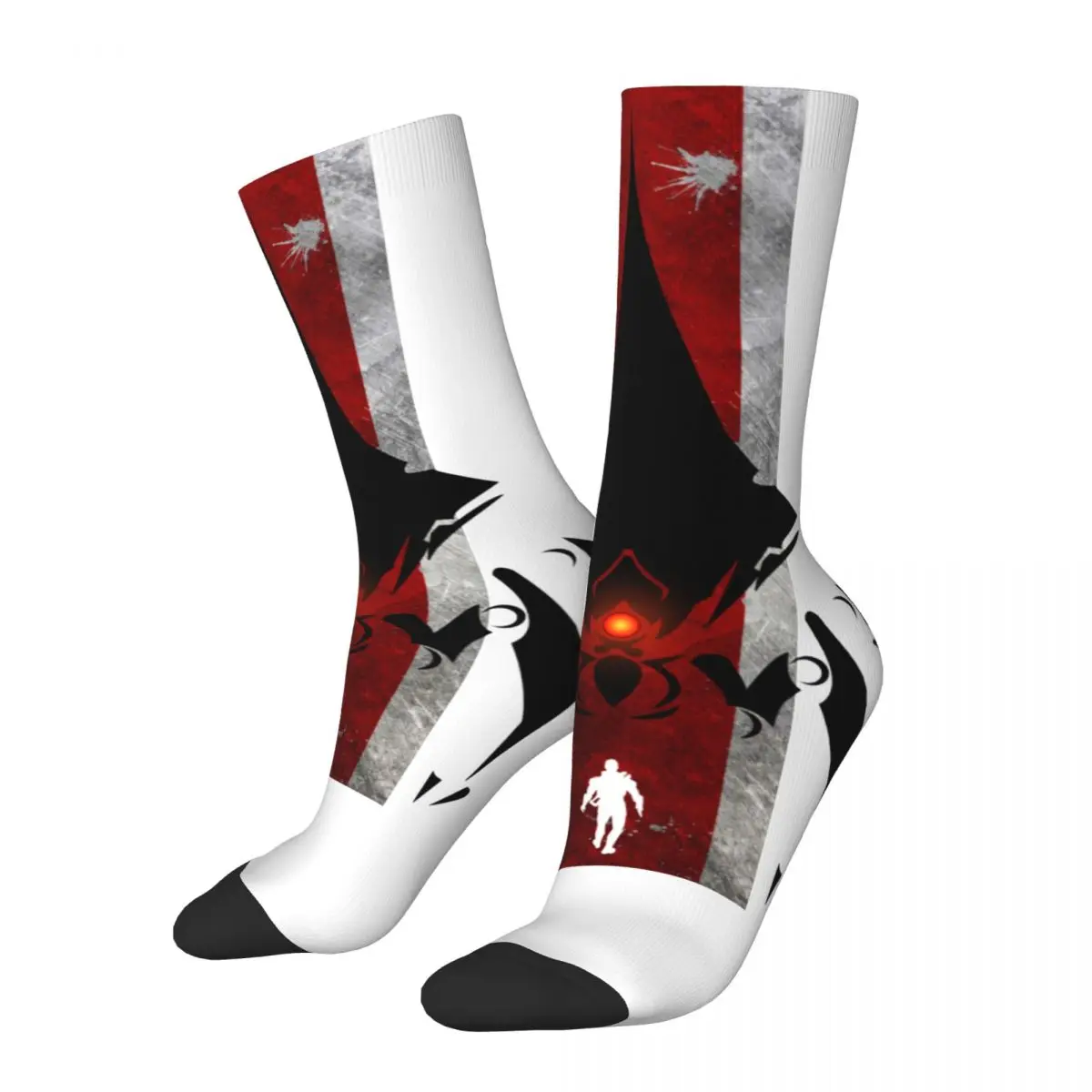 Retro The Commander Basketball Socks Mass Effect Shepard Gaming ...