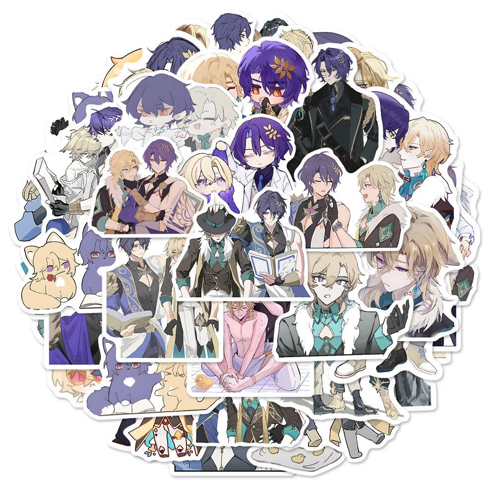 Sunsyea-Honkai-Star-Rail-Merch-Character-Stickers-Aventurine-Dr-Ratio ...