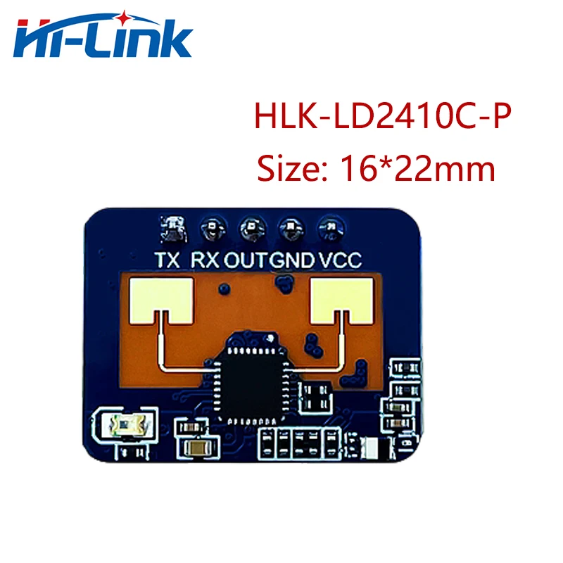 Hi-Link New Small Size HLK-LD2410C 5V 79mA High Sensitivity 24GHz Human ...