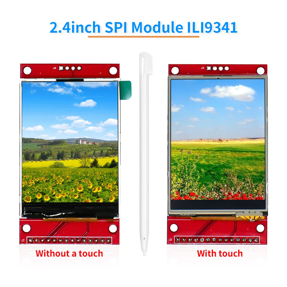240x320 2.4" SPI TFT LCD Touch Panel Serial Port Module With PBC ...