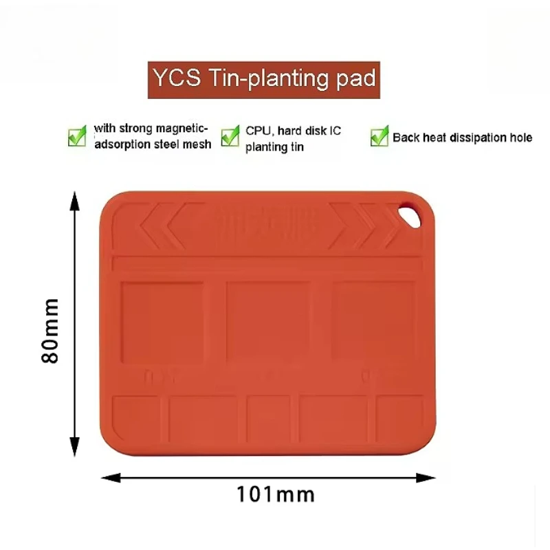 YCS BGA Reballing Pad Insulation Mat Heat Dissipation of Chip Solder ...