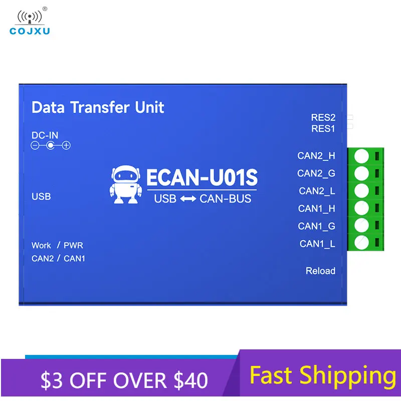 Analizador de Bus convertidor CAN a USB, depurador CAN2.0, transceptor ...