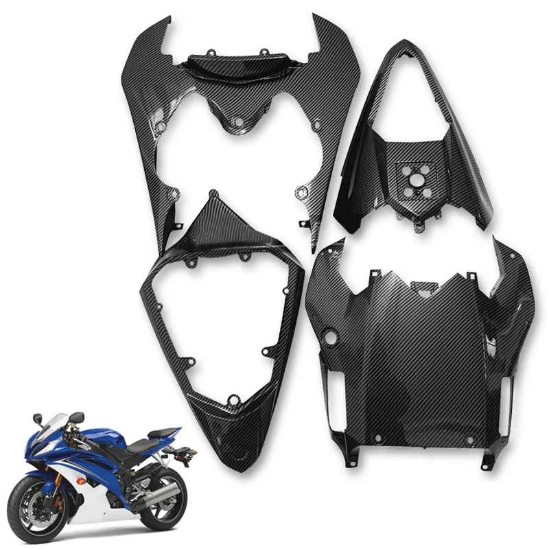 Fit For YAMAHA YZF-R6 YZF-600 2008-2014 2015 2016 Motorcycle Carbon ...
