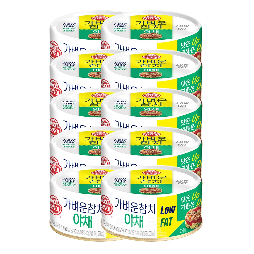 10 100g Ottogi light tuna vegetables - AliExpress 2