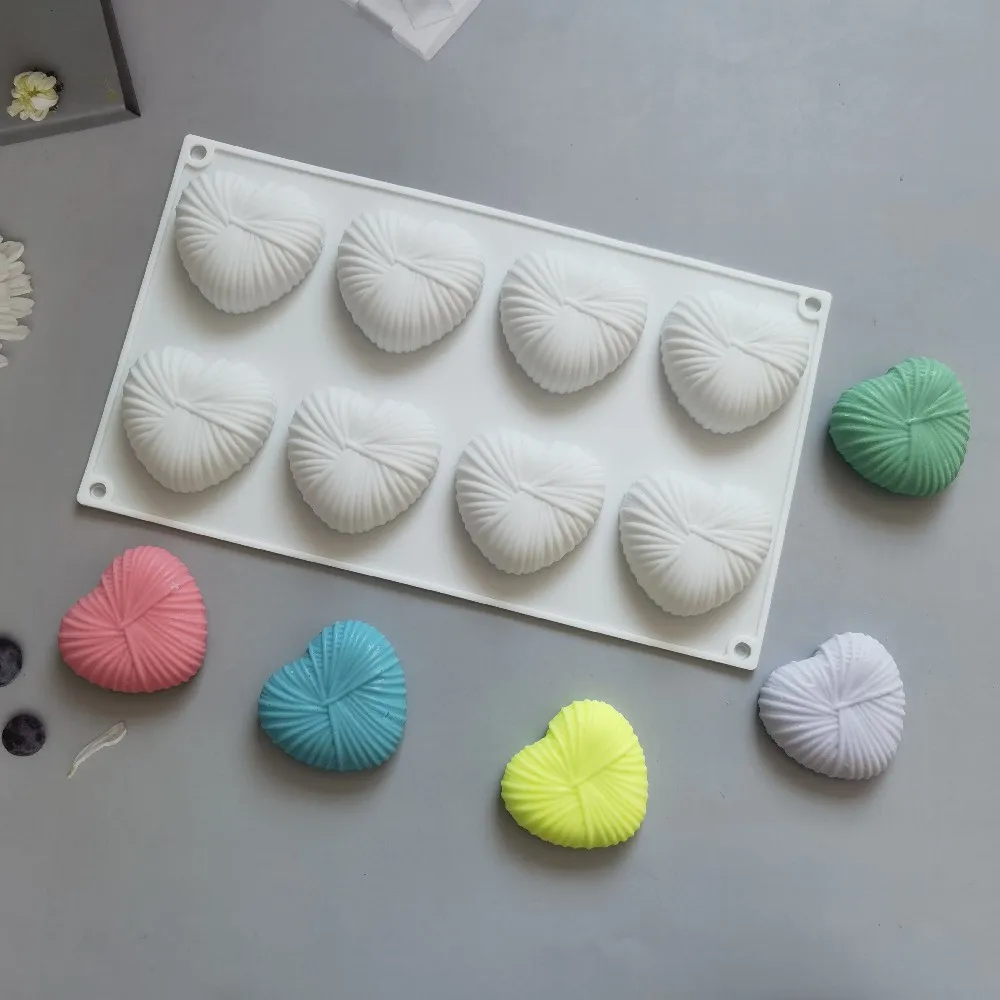1pc Love Heart Shape Cake Mold Silicone | Heart Shape Cake Tools ...