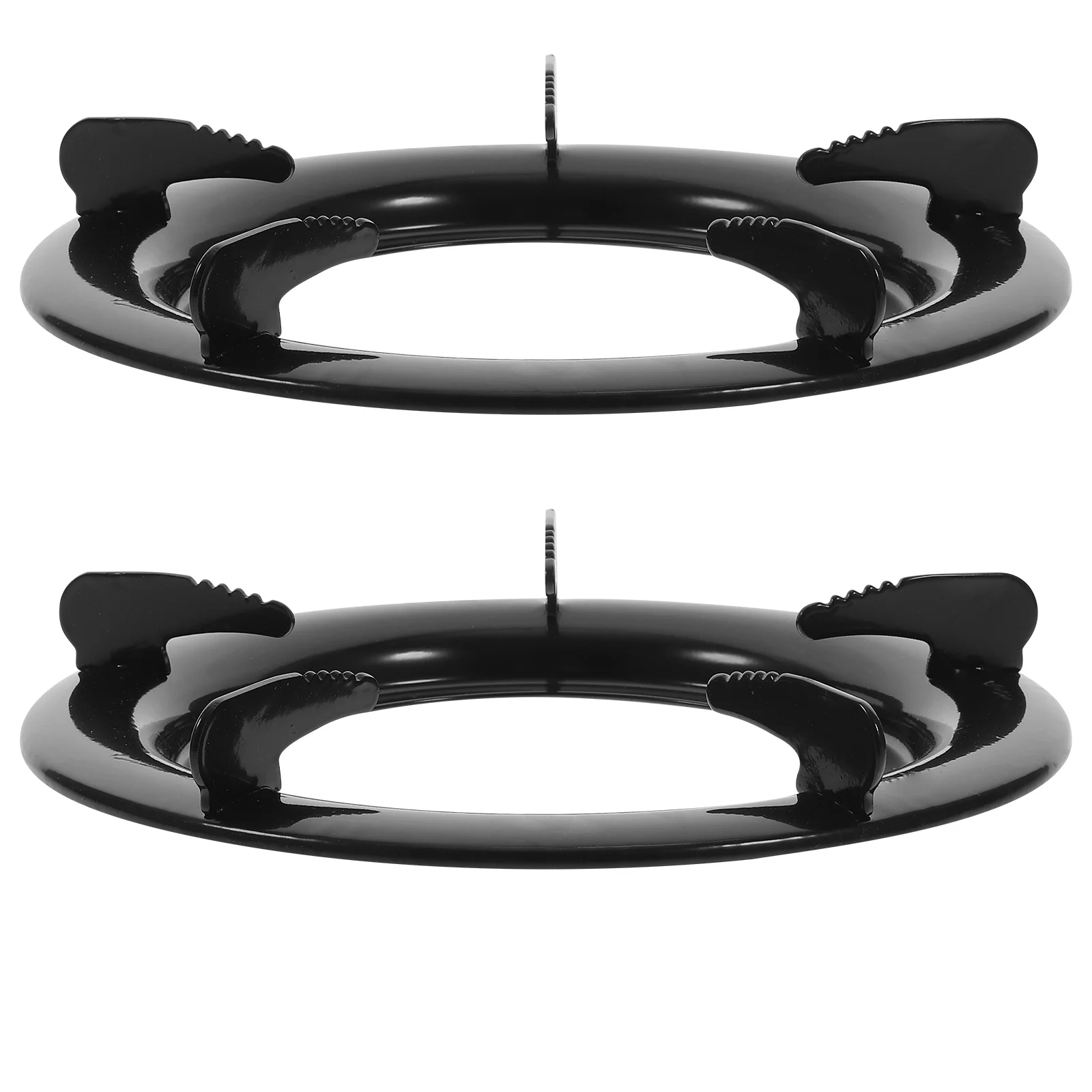 Burner-Stand-Wok-Support-Ring-Round-Gas-Cooker-Pot-Holder-2Pcs-Cast ...