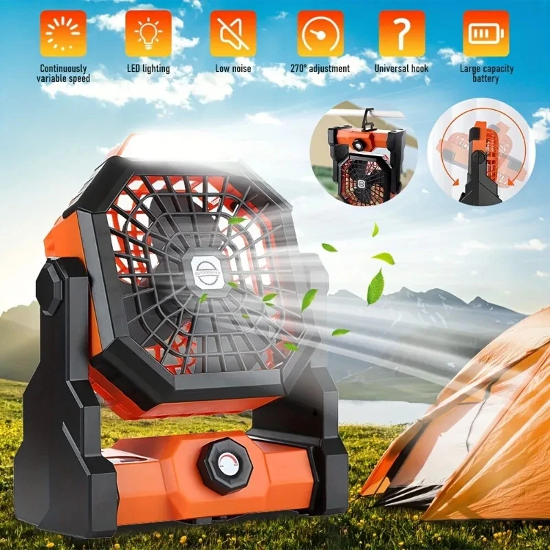 Portable-Electric-LED-Fan-Light-Outdoor-7800-mAh-High-Capacity-USB ...