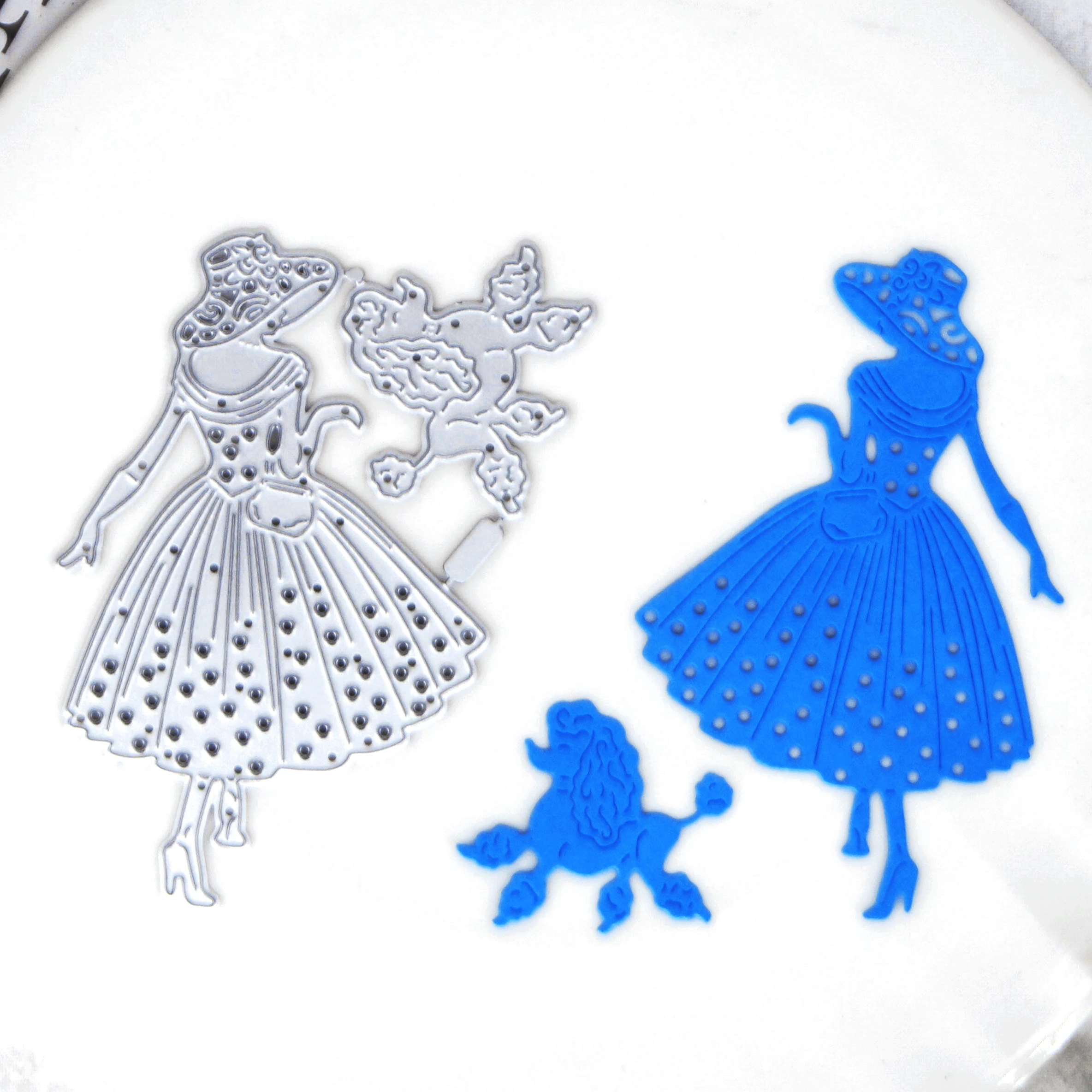 Poodle Craft Patterns | Scrapbook Cut Dies | Embossing Paper | Poodles ...