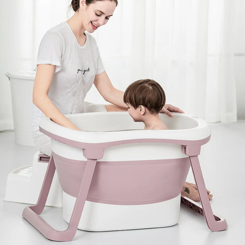 Home-Large-Baby-Bathtub-Children-Folding-Bath-Basin-Environmentally ...