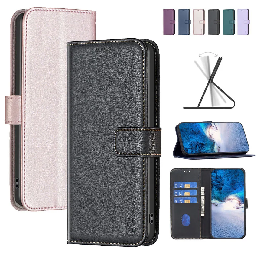 Luxury-Leather-Phone-Case-For-Nokia-C02-C110-C12-C22-C32-G22-G42-G310 ...