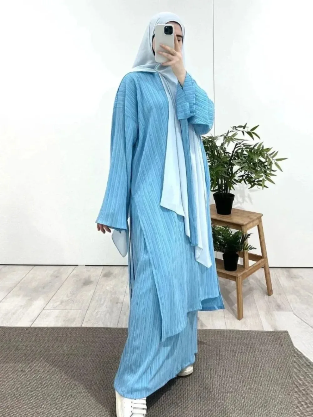 Women Eid Muslim Sets Two Pieces Morocco Ramadan musulman Ensemble ...