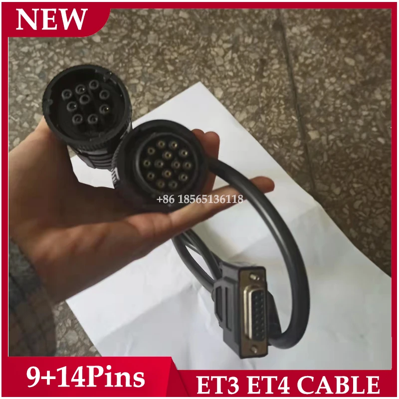 14pin + 9pin 2 In 1 Cable For Caterpillar Et3 Et4 Adapter 317-7485 478 ...