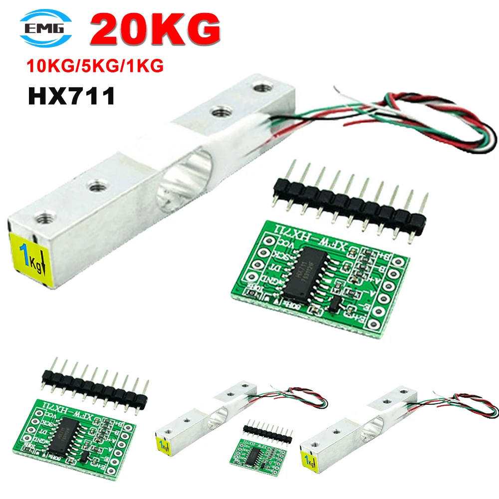 Load-Cell-1KG-5KG-10KG-20KG-HX711-AD-Module-Weight-Sensor-Electronic-Scale-Aluminum-Alloy ...