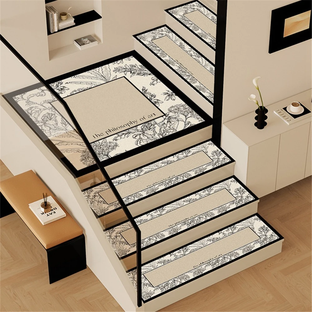 American-Retro-Stair-Step-Mat-Glue-Free-Self-Adhesive-Stair-Anti-Slip ...