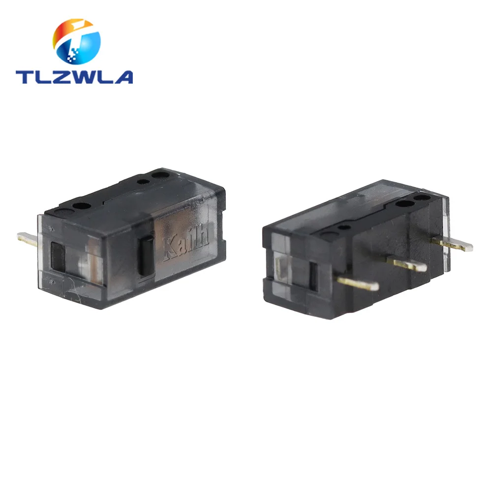 5PCS Kailh Micro Switch 80M life Gaming Mouse Micro Switch 3 Pin Black ...