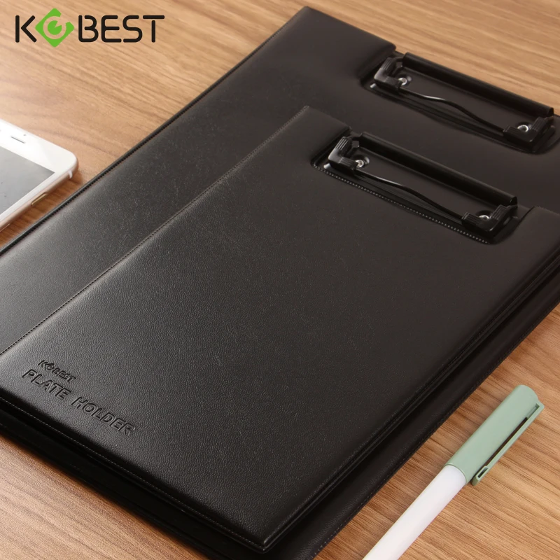 High-grade-A4-Leather-Magnetic-Buckle-File-Bag-Simple-Thickening-Data ...