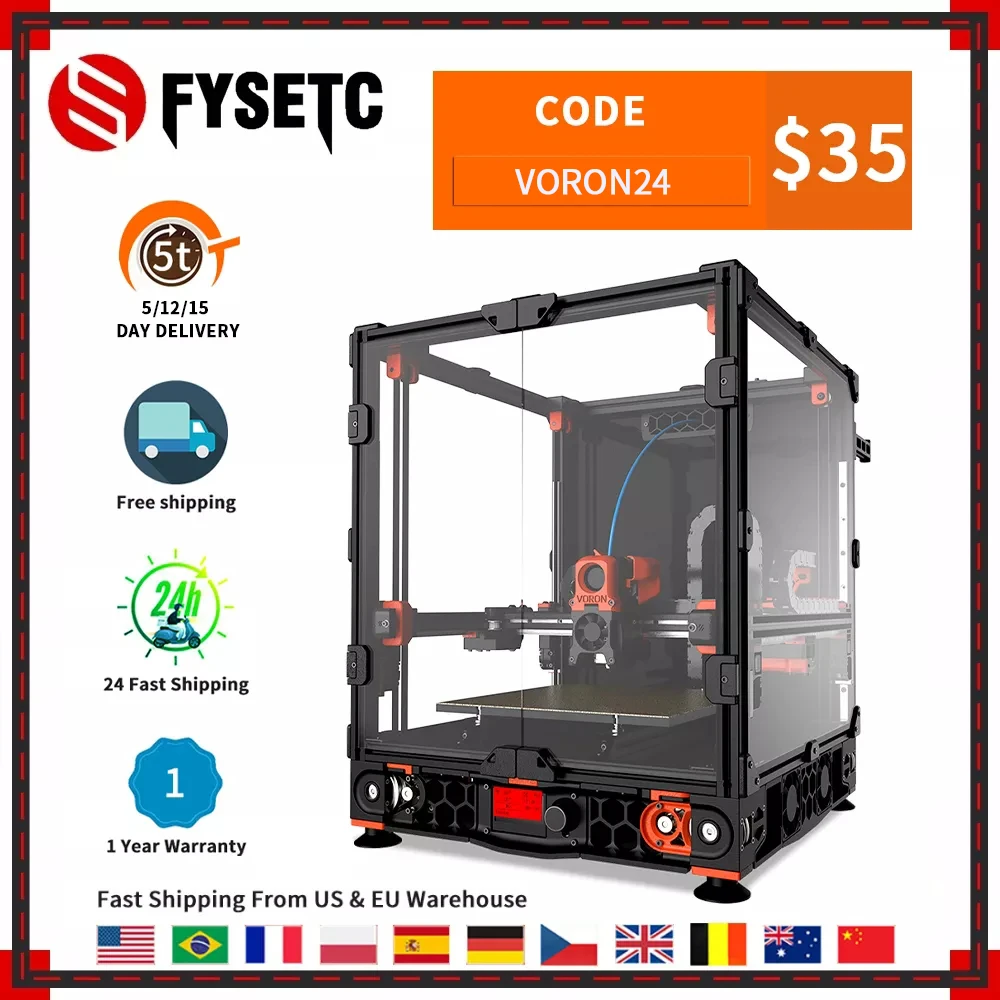Fysetc Voron 2.4 R2 Kit Full 3d Printer Kit Impresora 3d 300mm/350mm ...
