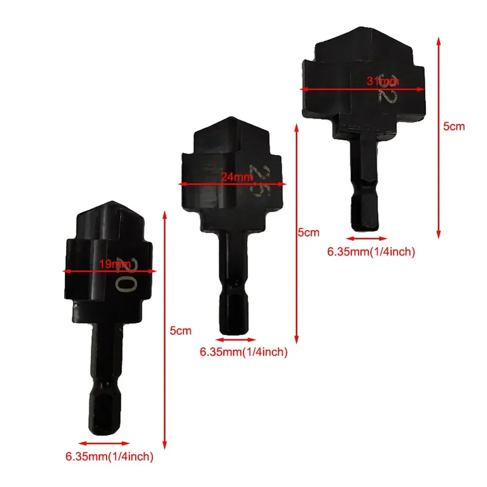 PPR-Drill-Bit-Lifting-Stepped-Drill-Bit-Hexagon-Shank-Water-Pipe-Connection-Tool-Plumber-Water ...