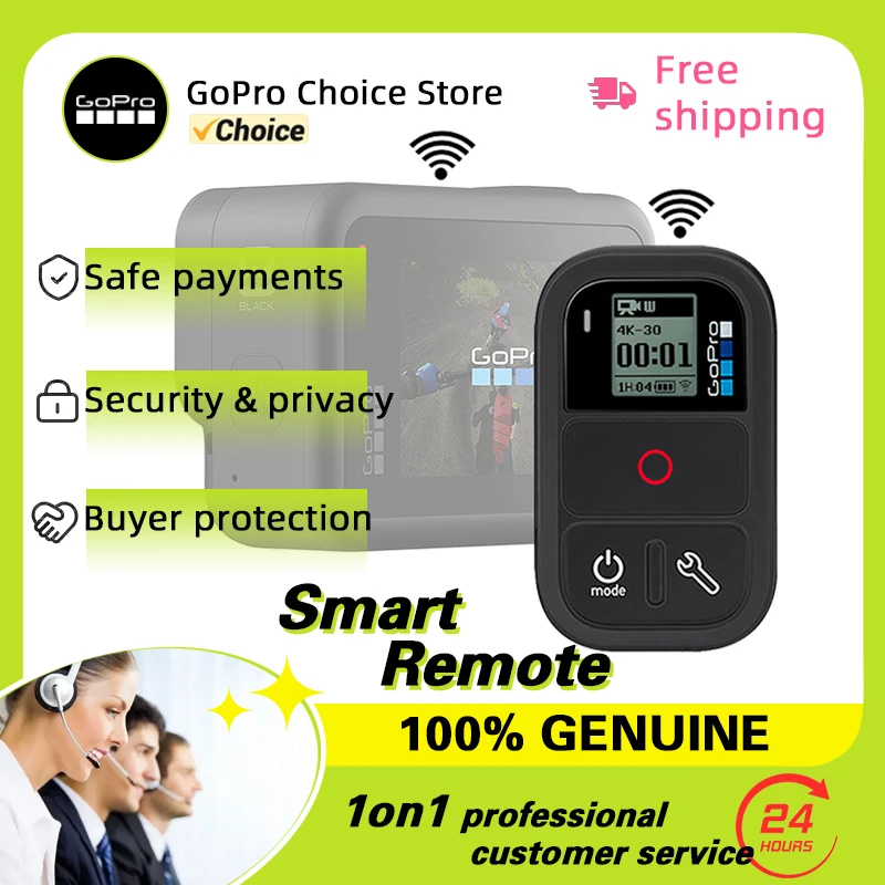 GoPro Remote Controls for gopro hero8 Black hero5 hero4 hero7 hero6 hero3 Motion camera ARMTE ...