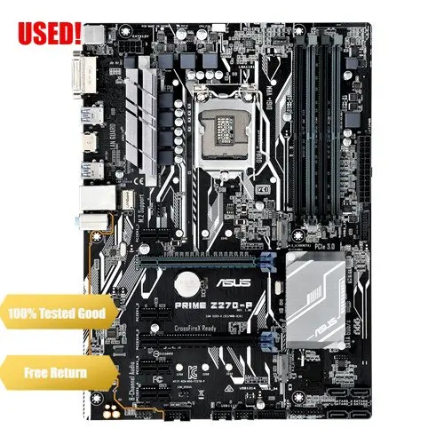 Asus prime Z270 P motherboard lga 1151 ddr4 usb 3,1 64gb vga hdmi ...