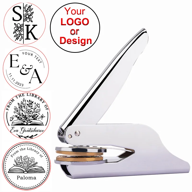 Wedding-Embosser-Stamp-LOGO-Custom-Personalized-Embossing-Seal ...