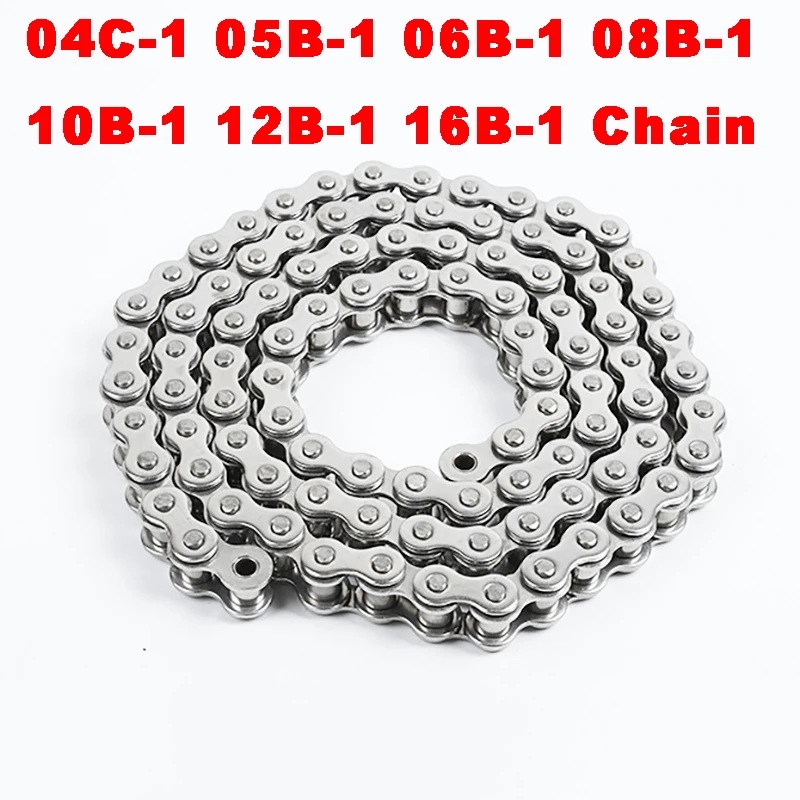 1.5M 304 Stainless Steel Short Pitch Roller Drive Chain Join Buckle ...