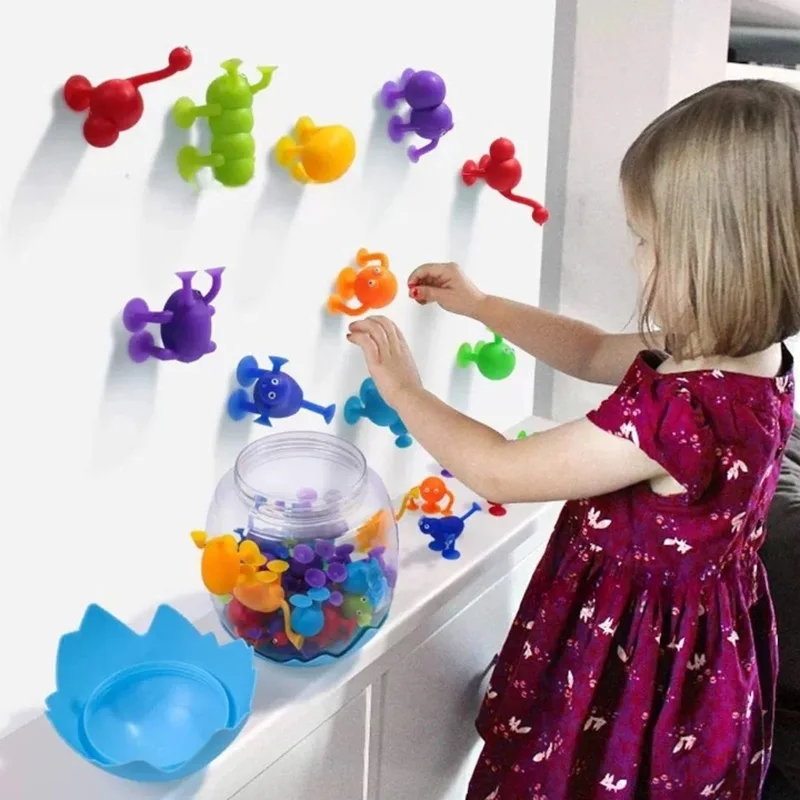 36Pcs-Children-Suction-Cup-Silicone-Bath-Toys-Educational-Building ...
