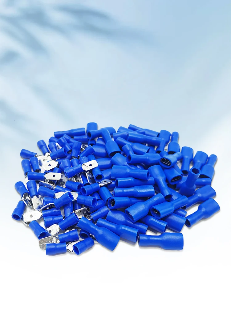 50sets-Insulated-Spade-Crimp-Terminal-Female-Male-Connector-For-Wire ...