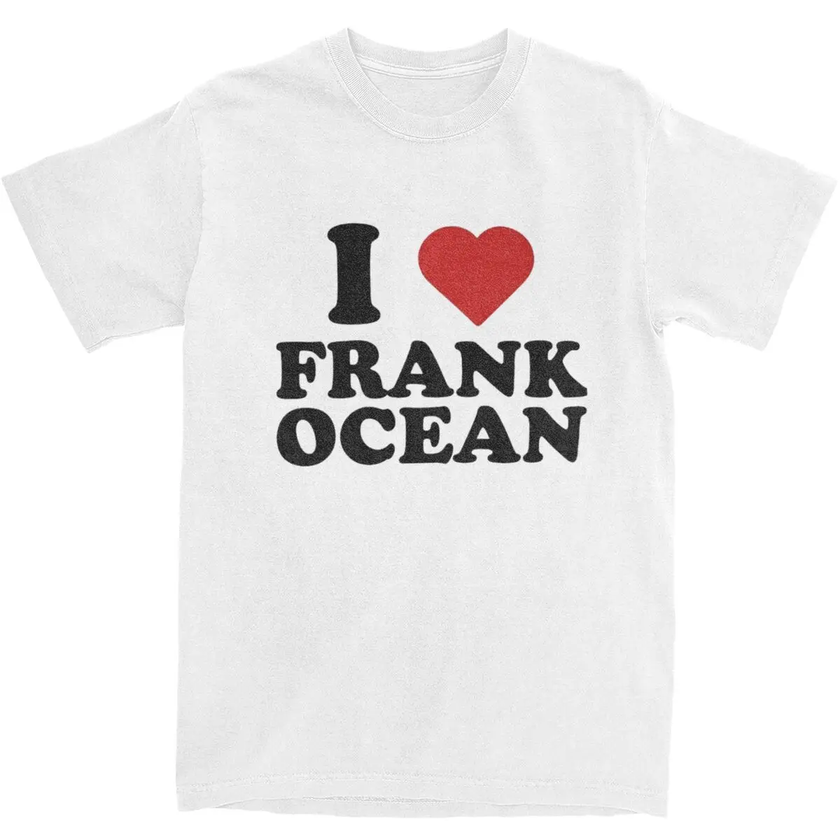 I Frank Heart T Shirt ocean Hip Hop T Shirts Short-Sleeve Vintage ...