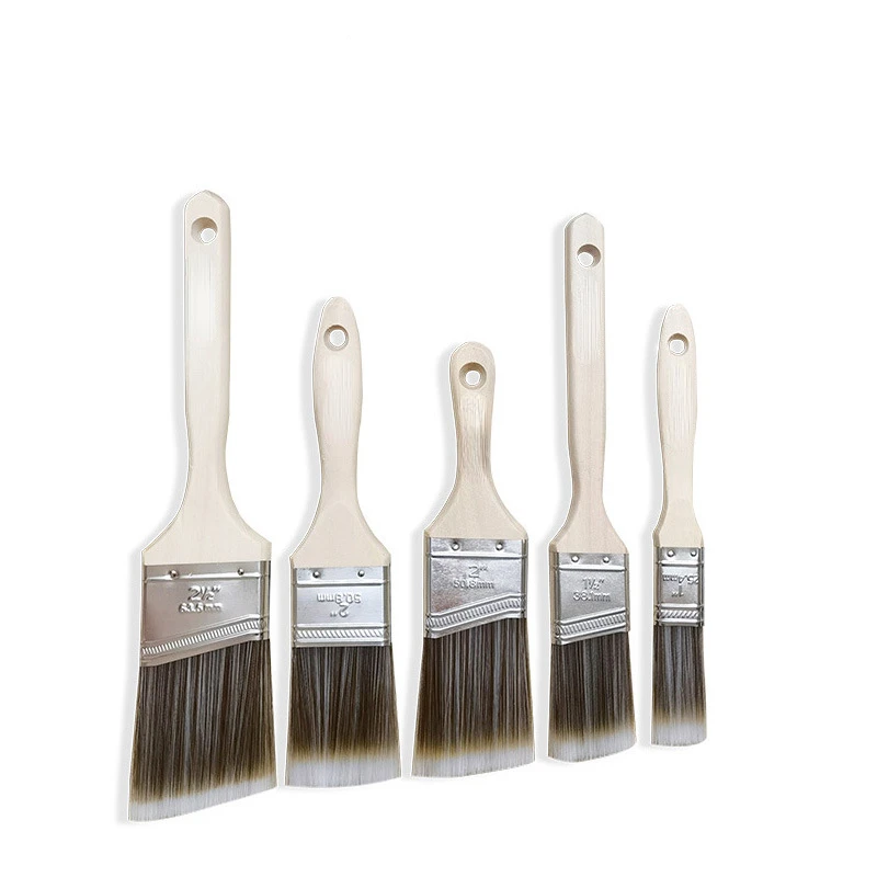 5pcs-Paint-Brushes-Pro-Grade-Angle-Brushes-for-Artist-Acrylic-All-Latex ...