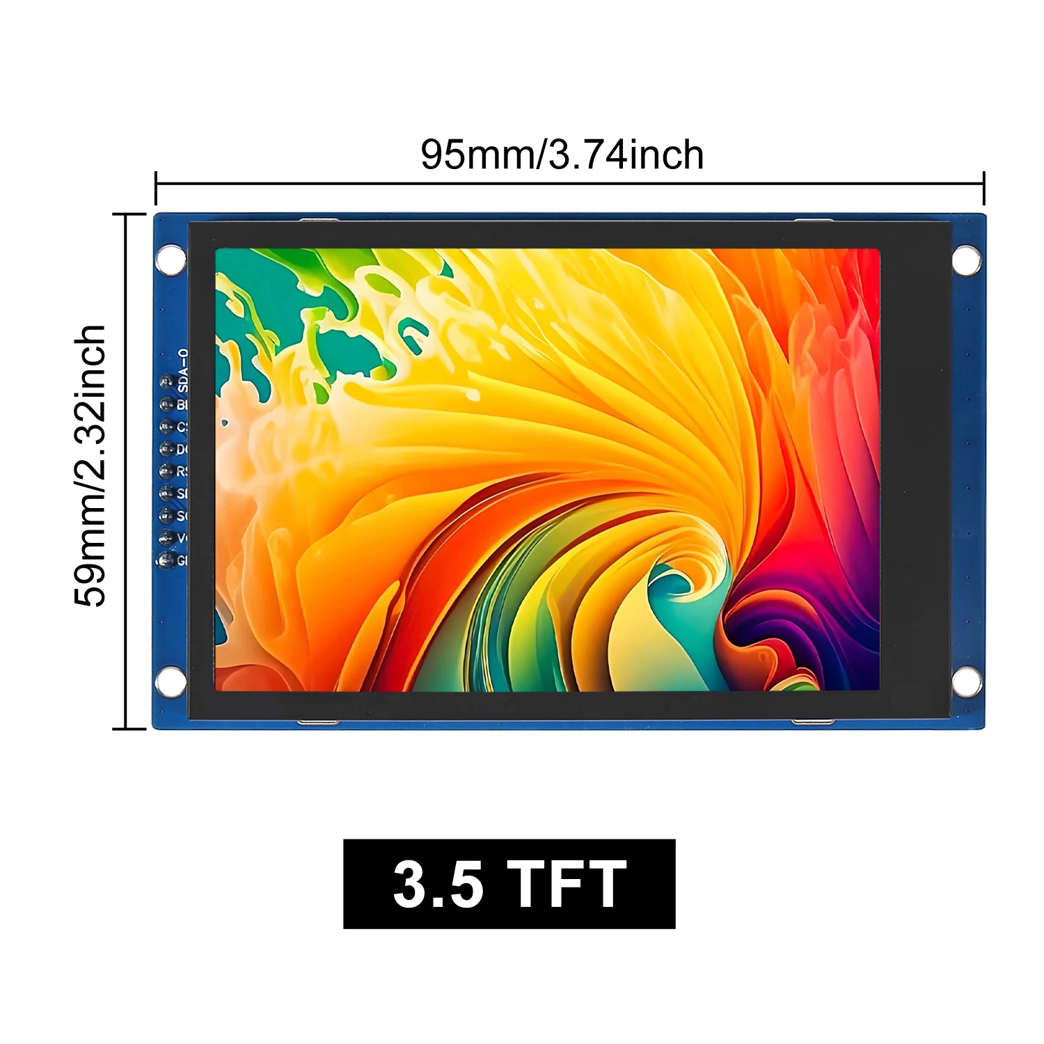 3.5 inch 480X320 TFT Touch Screen Module LCD Display Shield 480x320 ...