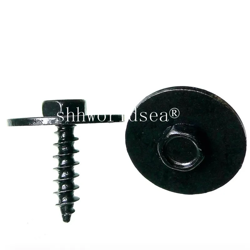 100PCS For BMW 8mm Hex-Head Self-Tapping Bolt Screw 5mm x 20mm ...