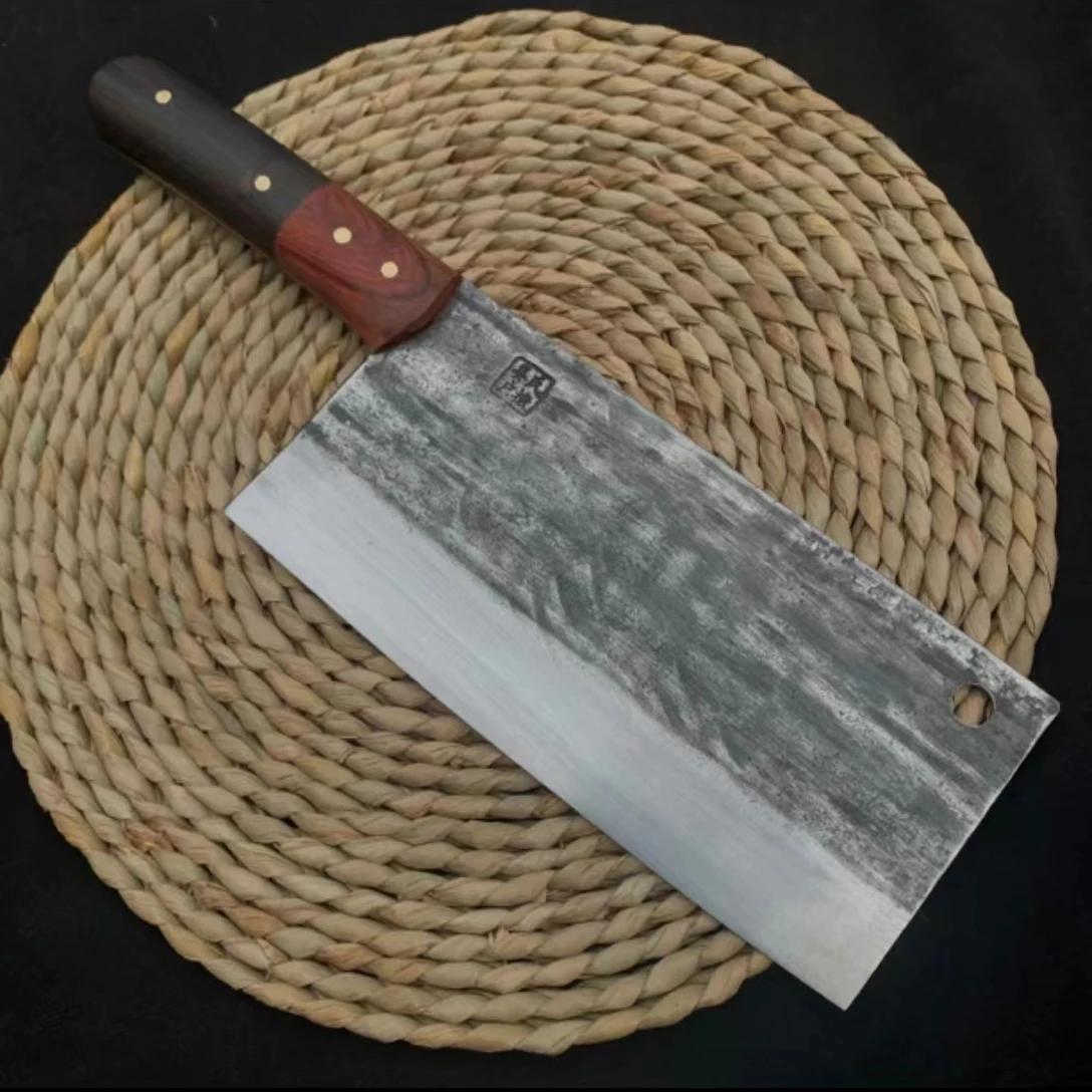 Husa-Knife-Spring-Steel-Blade-Chefs-Cleaver-Chopper-Slicing-Kitchen ...