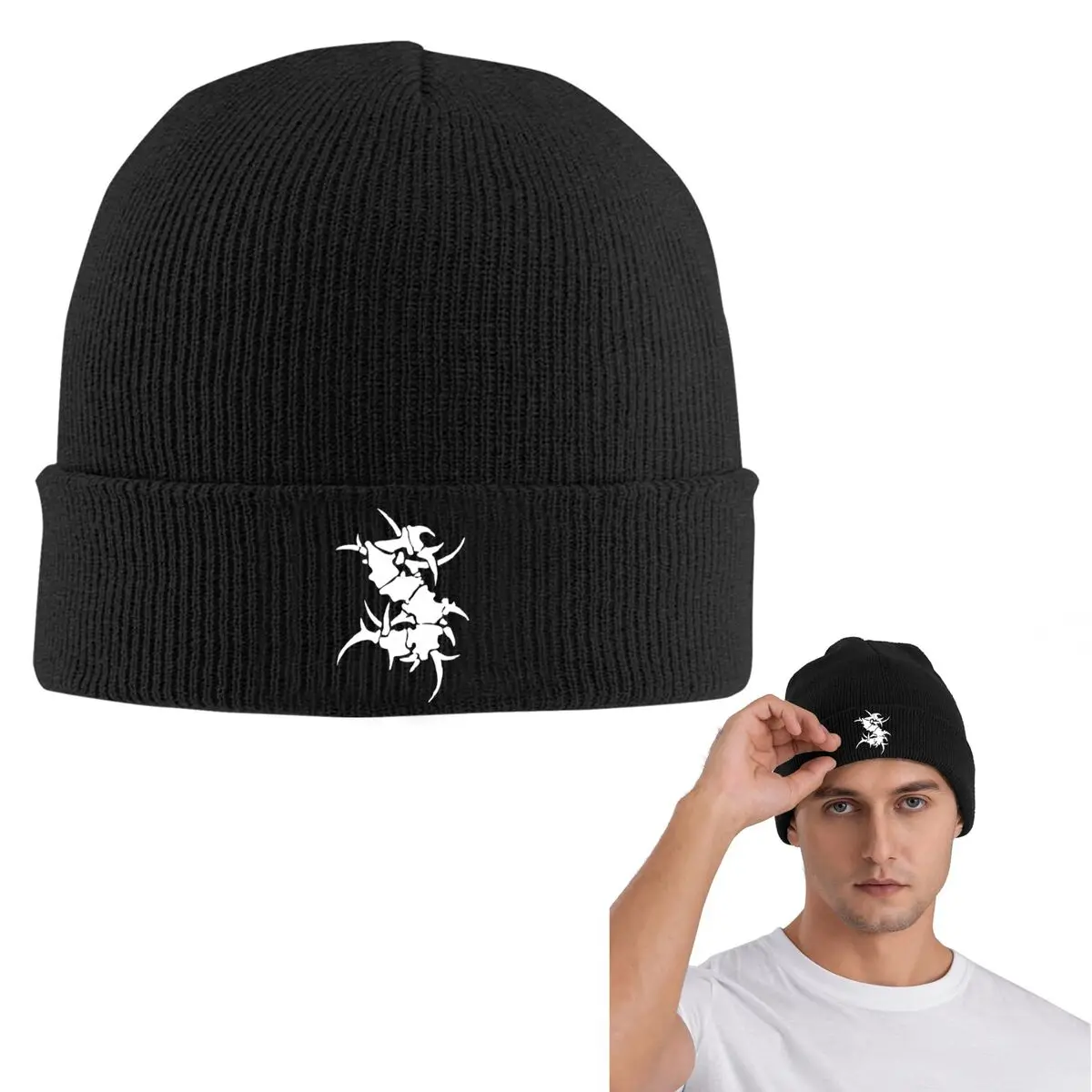 Sepultura Slayer Death Metal Warm Knitted Cap Hip Hop Bonnet Hat Autumn ...