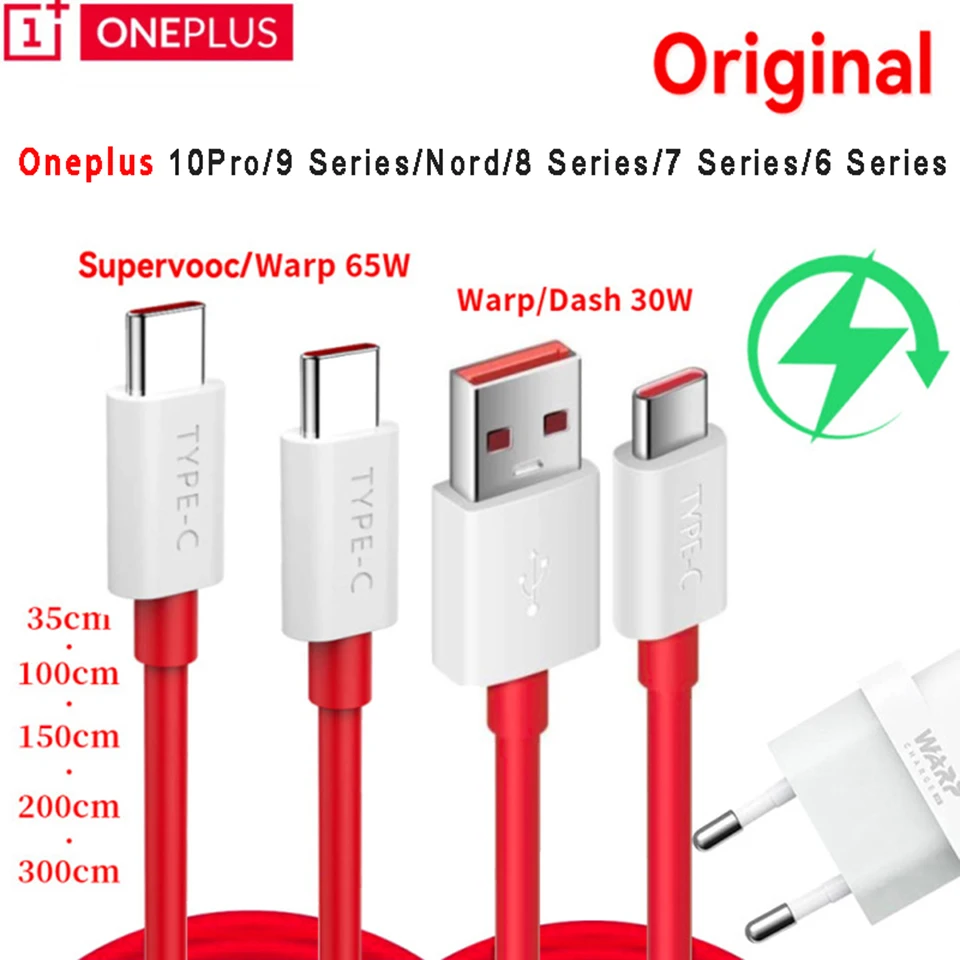 Cable Oneplus Original Dash Warp Supervooc Usb tipo C One Plus Chip ...