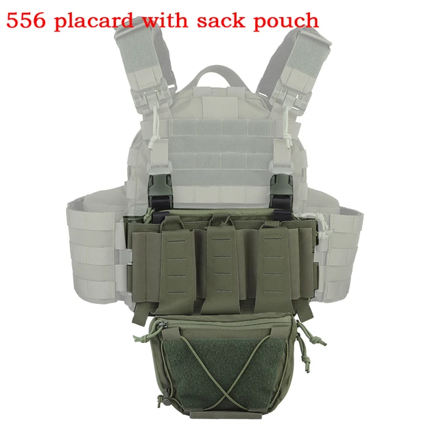 Tactical Vest ARC Carrier V2 Quick Release Buckle Elastic 556 Placard ...