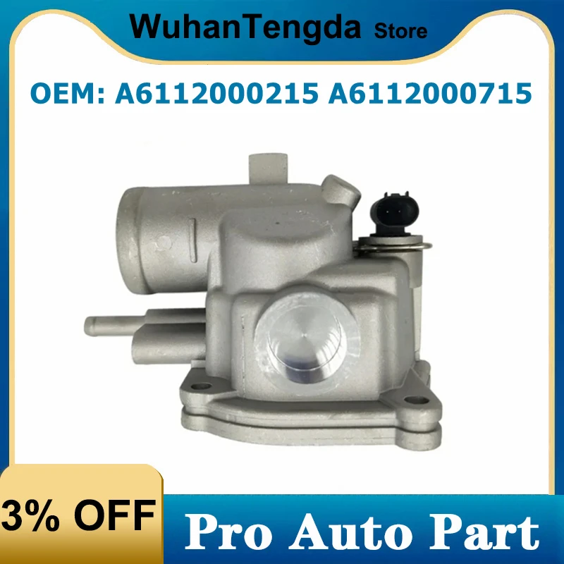 A6112000215-A6112000715-Engine-Coolant-Thermostat-Housing-for-Mercedes ...